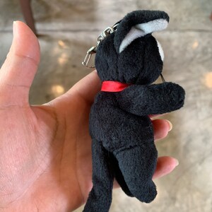 Vintage Keychain Small Plush Jiji Cat From Kiki's Delivery Service ...