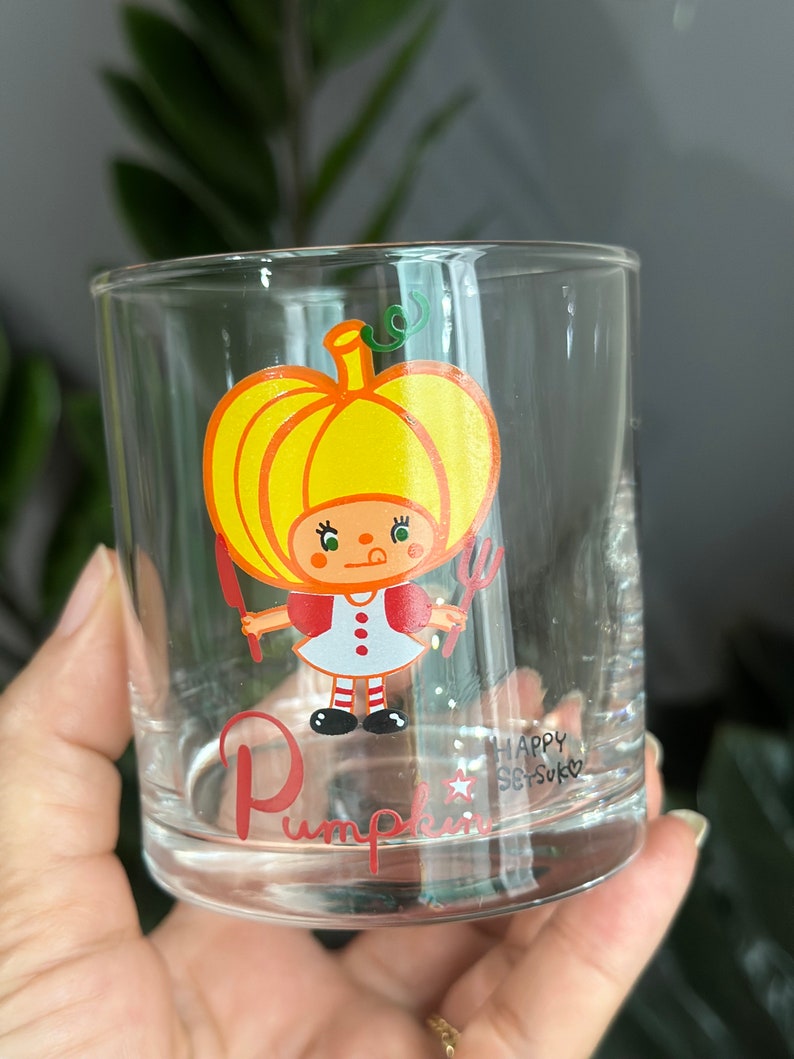 Vintage Setsuko Tamura Drawing Water Glass - Etsy