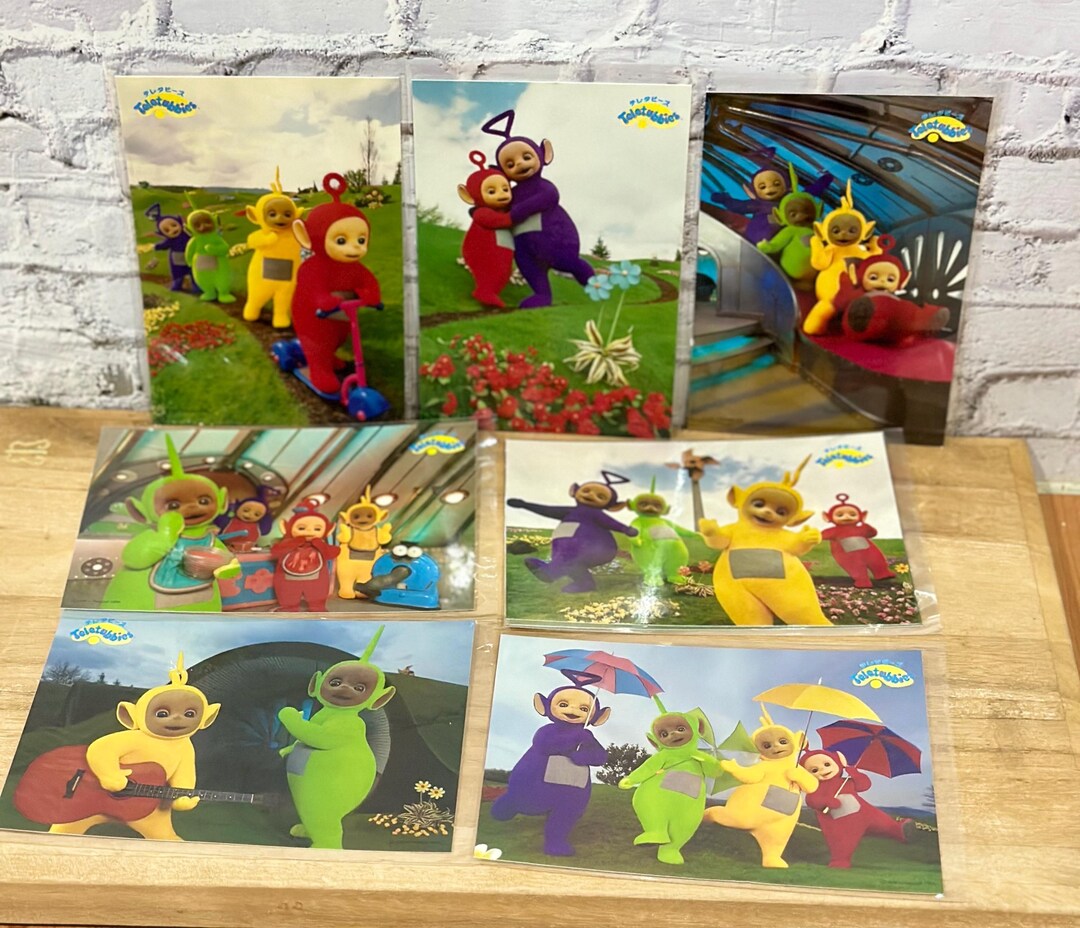 1996 Teletubbies Postcards Showa Note Set of 8 - Etsy UK