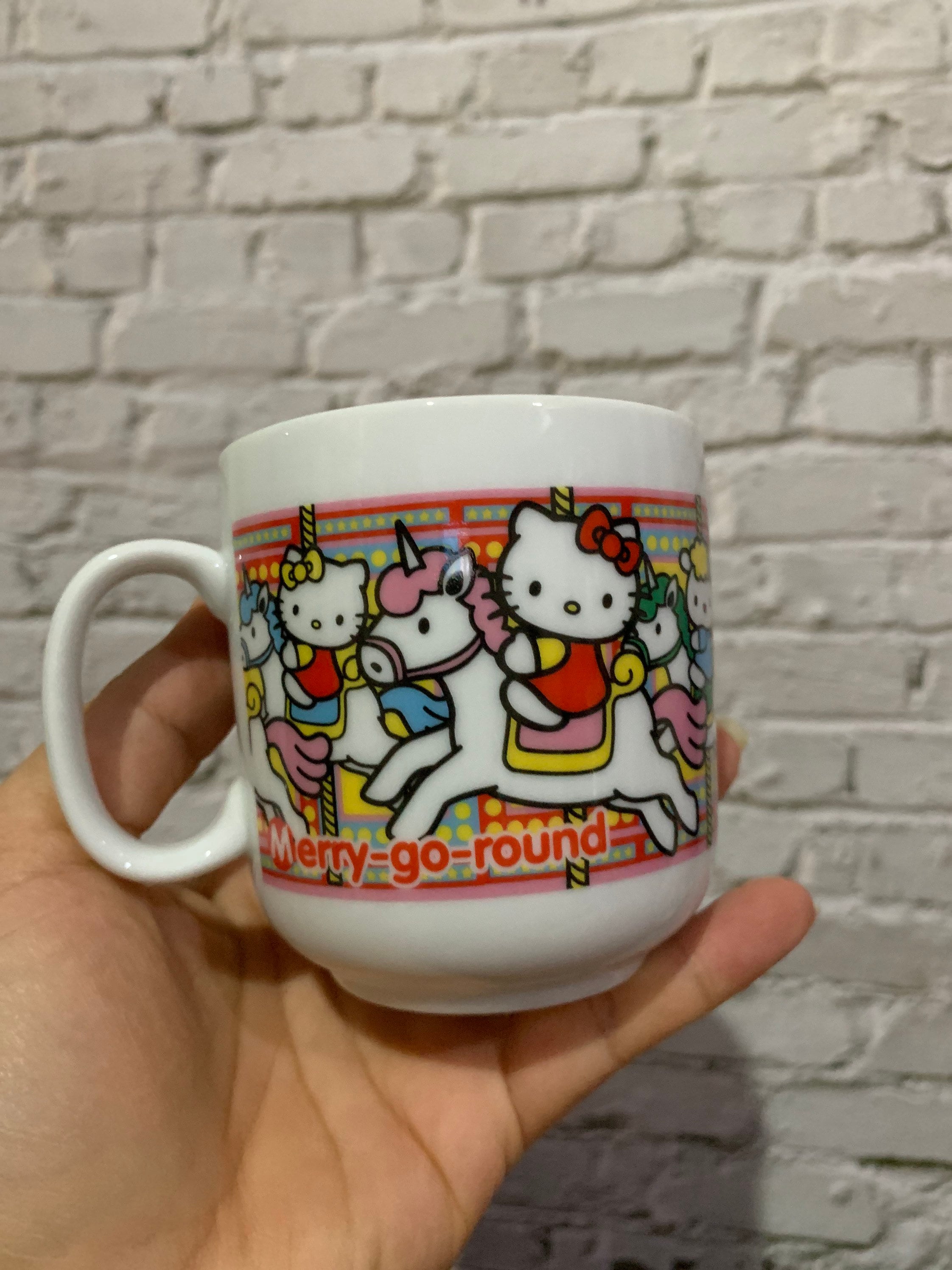 2002 Sanrio Hello Kitty Mug Letter M for merry-go-round - Etsy