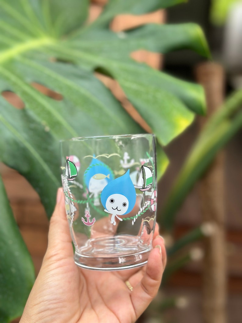 2003 Pichon-kun Daikin’s Mascot Glass Tumbler - Etsy