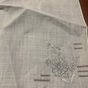 Swatow Lace Bride's Handmade Embroidered Hankies Set of 2 - Etsy