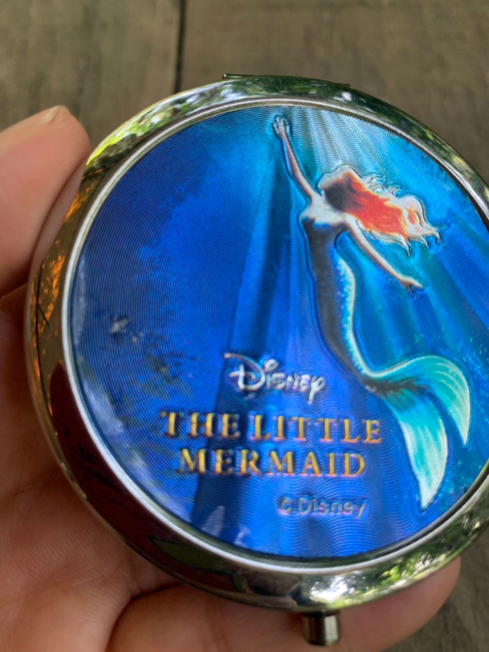 Disney the Little Mermaid Compact Mirrors Ariel Accessories | Etsy