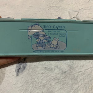 1970s Tiny Candy Gakken Tin Pencil Case - Etsy
