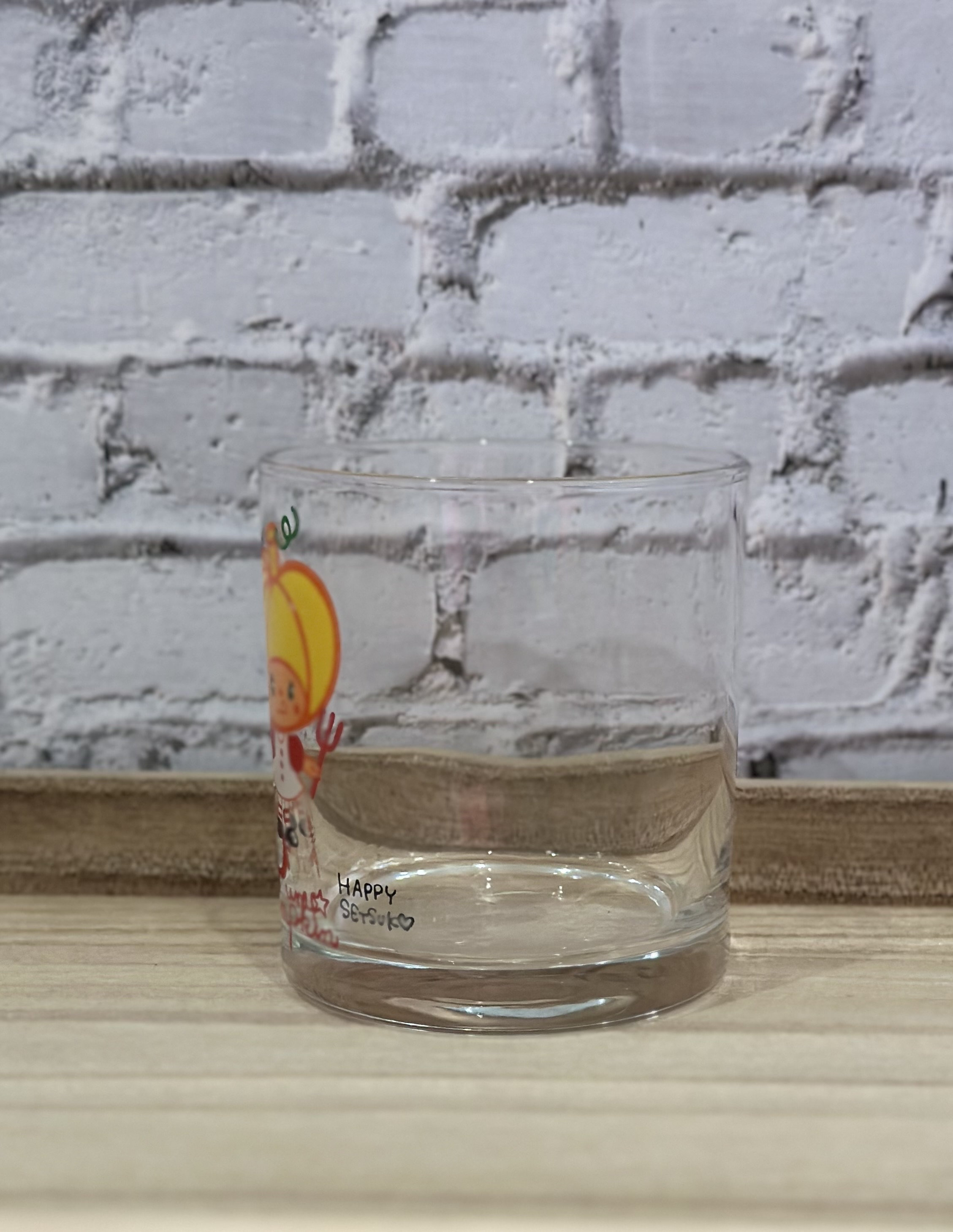 Vintage Setsuko Tamura Drawing Water Glass - Etsy