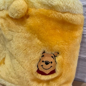 Vintage Winnie the Pooh Yellow Furry Bag - Etsy