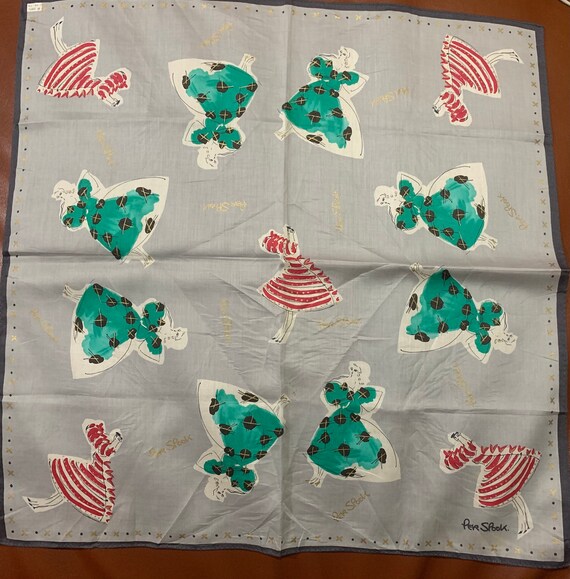 Per Spook Small Scarf 80s Fashion Vintage Handkerchief | Etsy