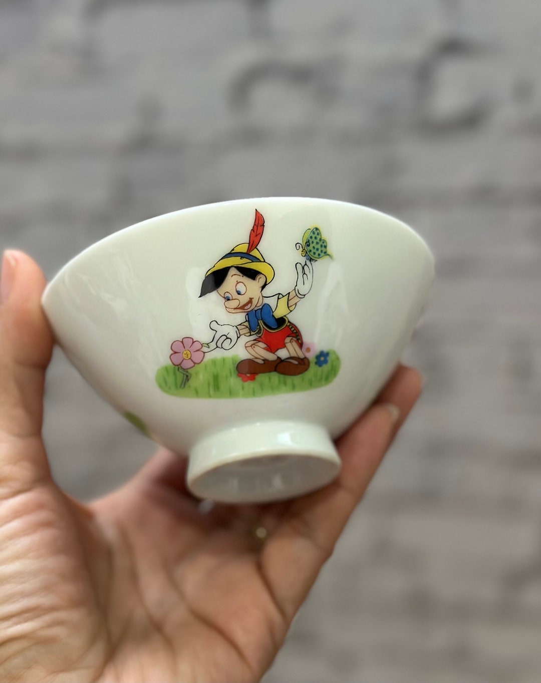 Vintage Pinocchio Sango Rice Bowl - Etsy