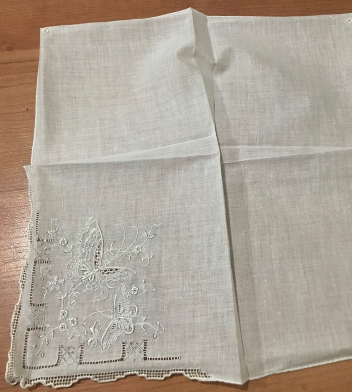 Vintage Swatow Lace Bride's Handmade Embroidered Hankies - Etsy