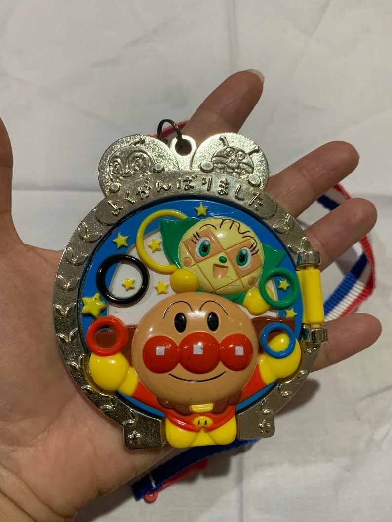 90s Anpanman Medal of Merit Toy - Etsy