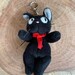 Vintage Keychain Small Plush Jiji Cat From Kiki's Delivery Service ...