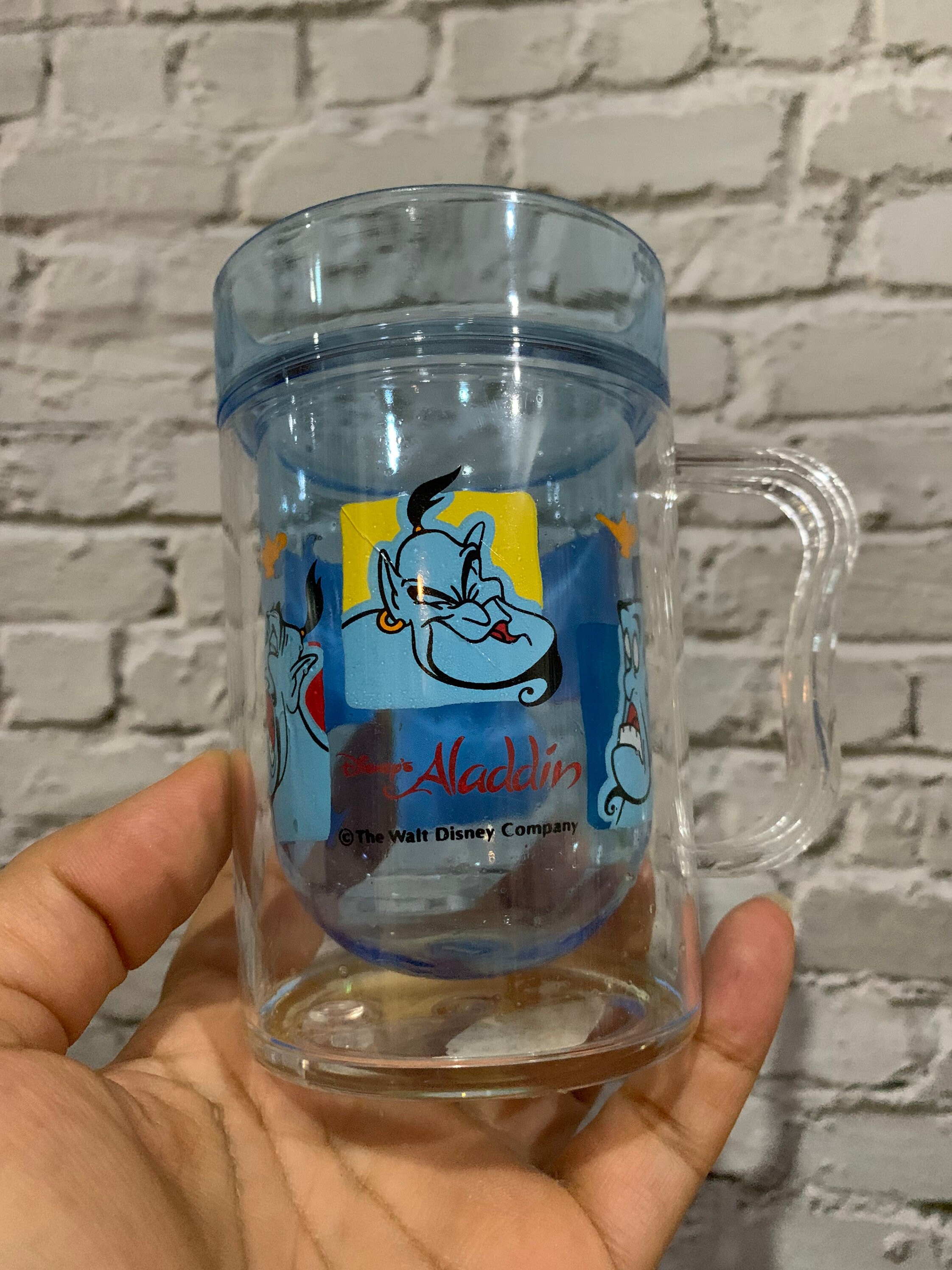 1996 Disney Aladdin Genie Plastic Cup With Handle - Etsy