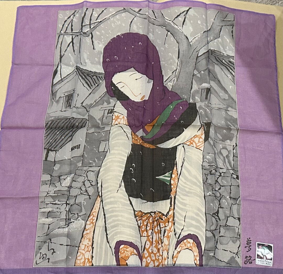Vintage Handkerchief Oshin Japanese Television Drama - Etsy