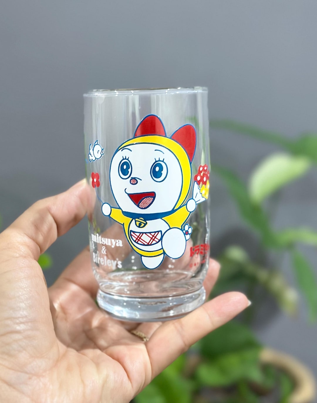 1990s Dorami Doraemon Glass Tumbler - Etsy
