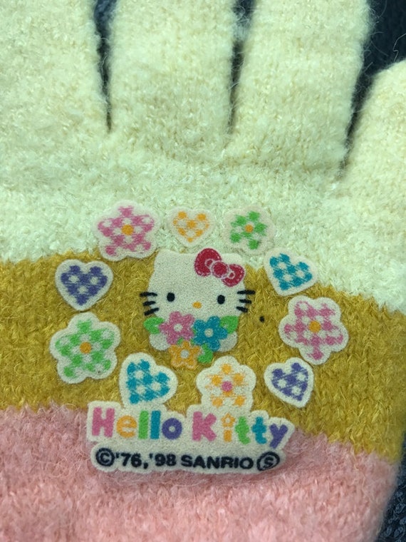 Vintage 1997 Sanrio Hello kitty Kids gloves Hello Kit… - Gem