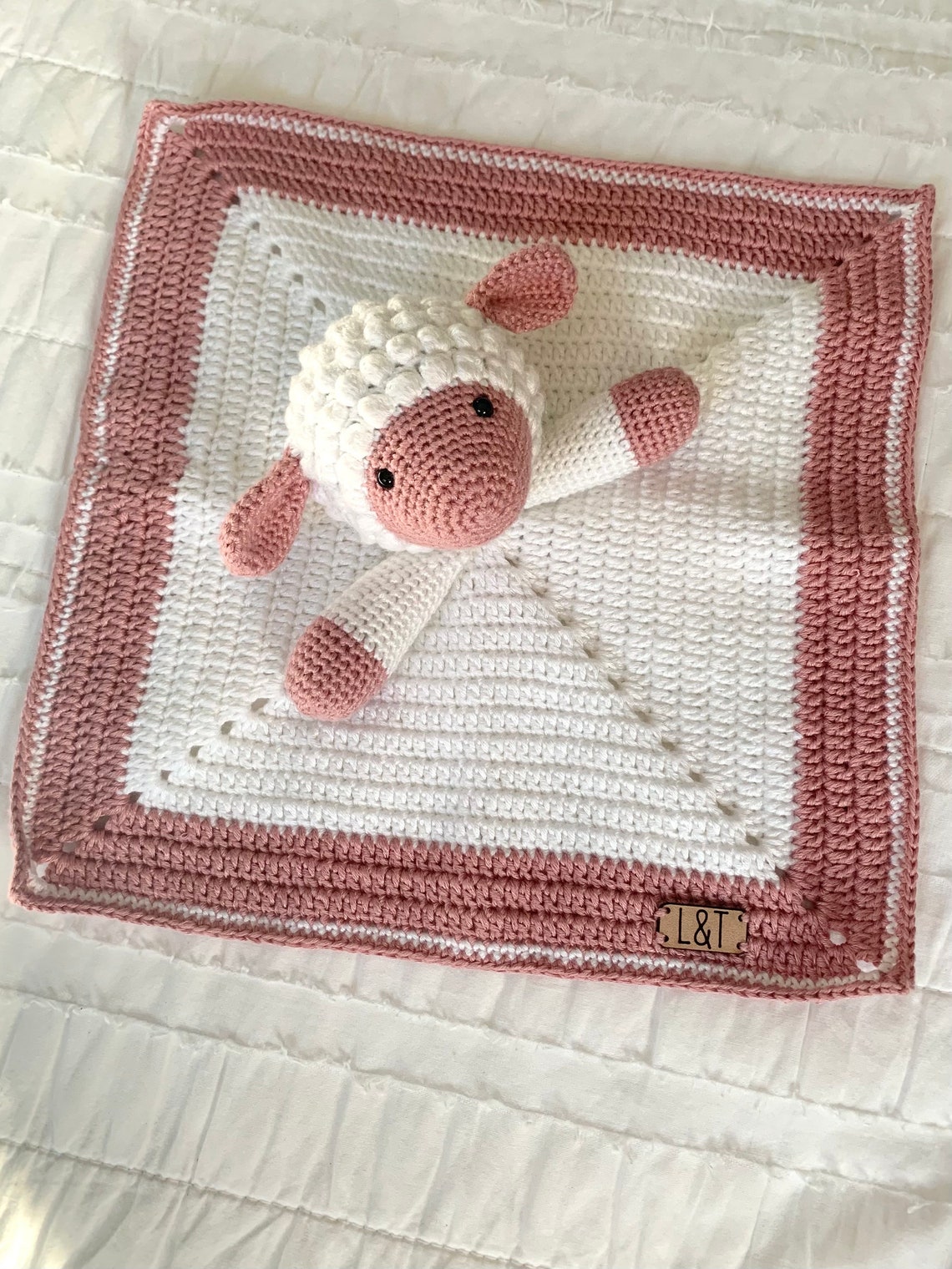 Crochet Lamb, Sheep Lovey, Amigurumi, Lamb Plush, Stuffed Animal, Baby ...