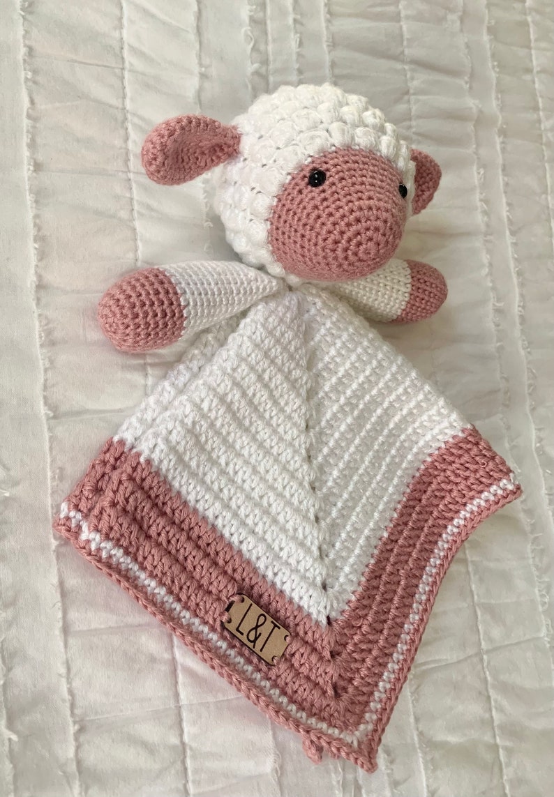 Crochet Lamb, Sheep Lovey, Amigurumi, Lamb Plush, Stuffed Animal, Baby ...