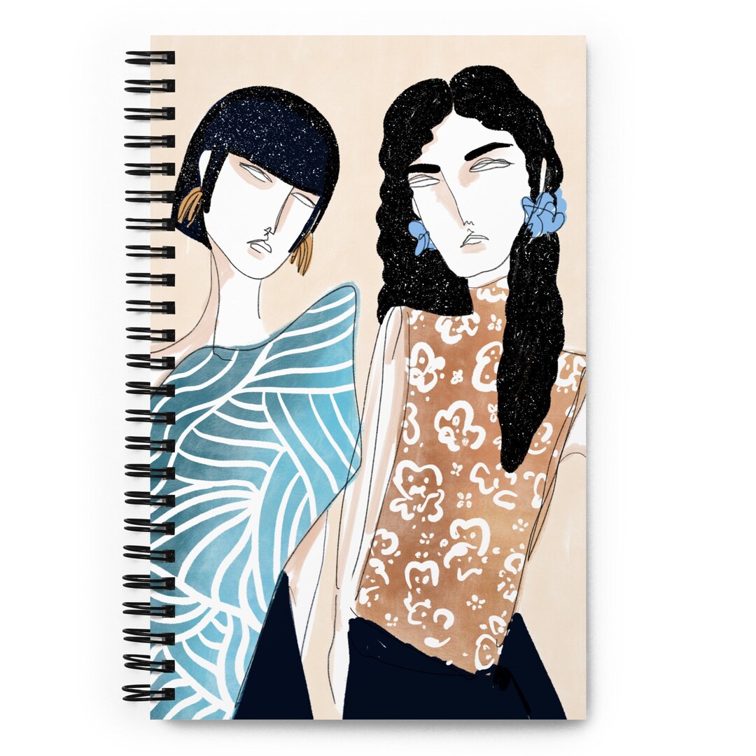 Spiral Notebook fashion Nights - Etsy