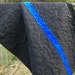 Thin Blue Line Throw Quilt or Wallhanging Can Be Made With - Etsy