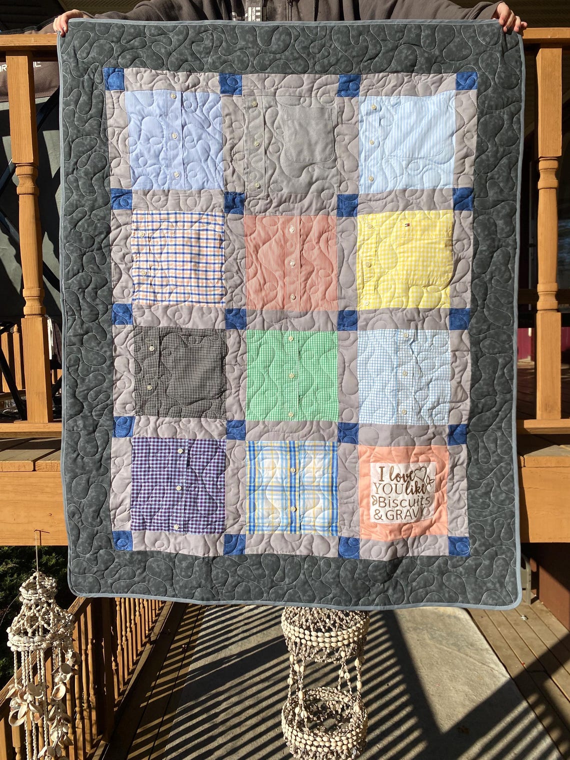 Custom Memory Quilt: Clothing Keepsake - Deposit - Etsy