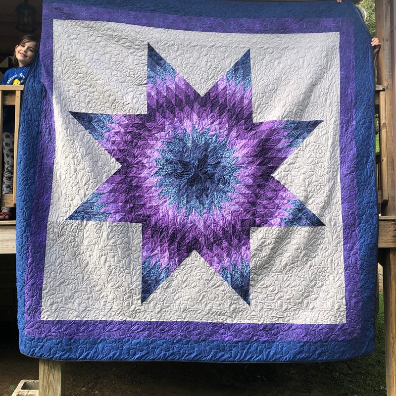 Lone Star Quilt Pattern - Etsy