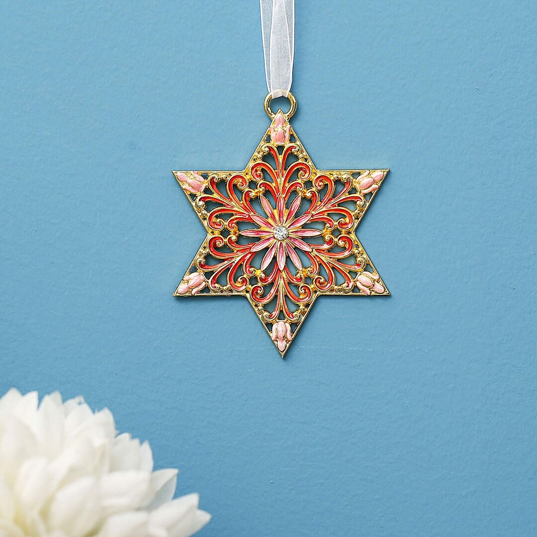 Handmade Star of David Hanging Ornament Jewish Wall Decor Home Decor ...