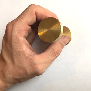 Solid Brass Hook • Heavy-duty Wall Hooks • Brass Home Decor • Brass ...