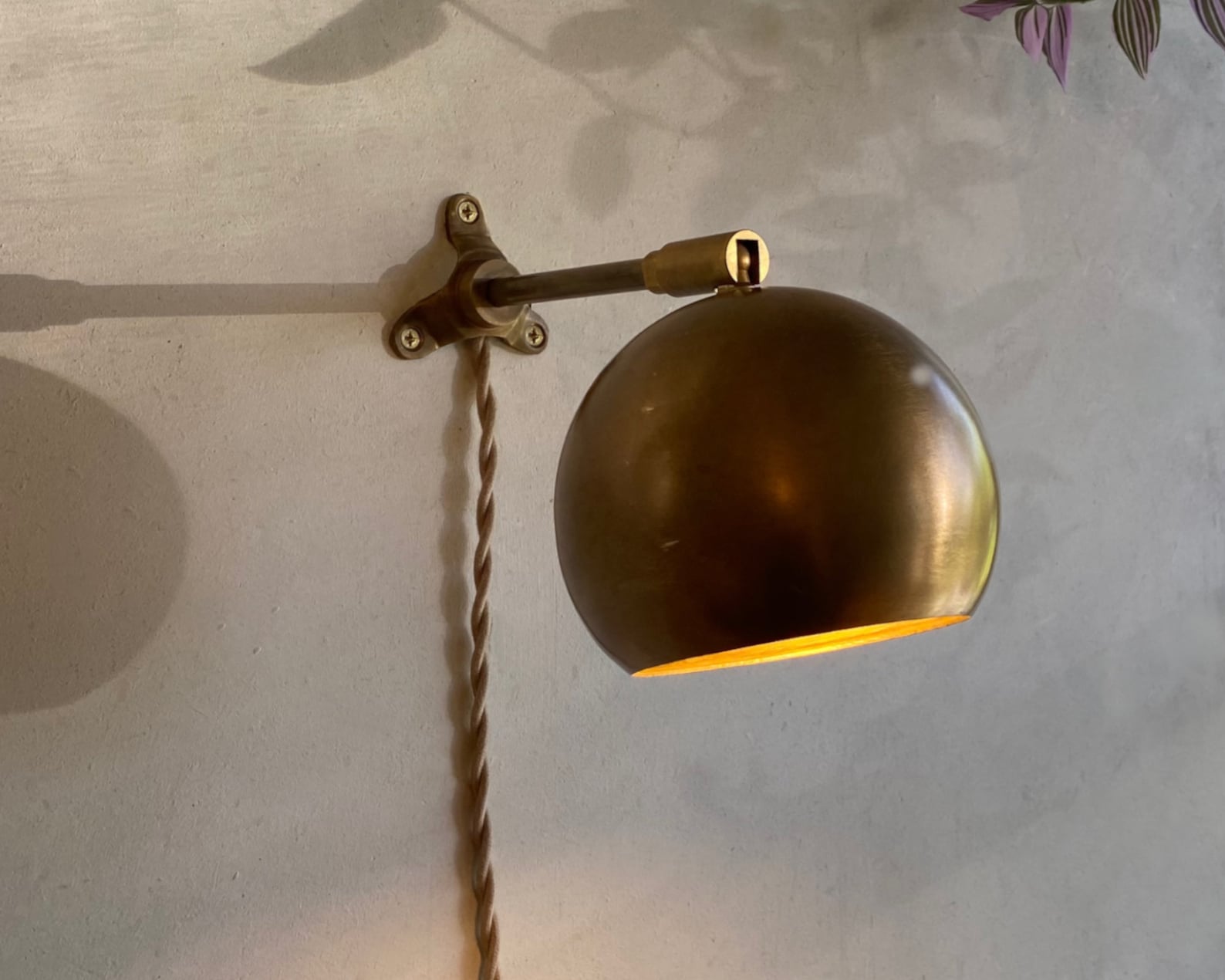 Green Plug in Wall Sconce • Multiple Colors • Marylou • Modern Accent ...
