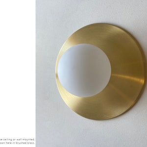 Flush Mount Ceiling Light • "the Chelsea Fixture" • Mid Century Ceiling ...