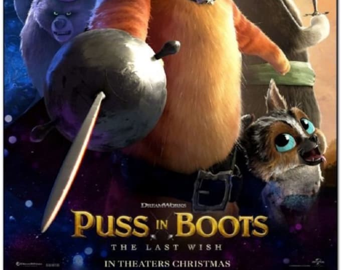 PUSS IN BOOTS: the Last Wish 2022 Original 27X40 Advance - Etsy