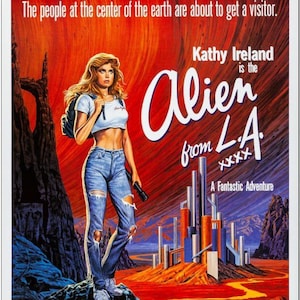 ALIEN FROM LA 1988 Original 27X41 Movie Poster White - Etsy