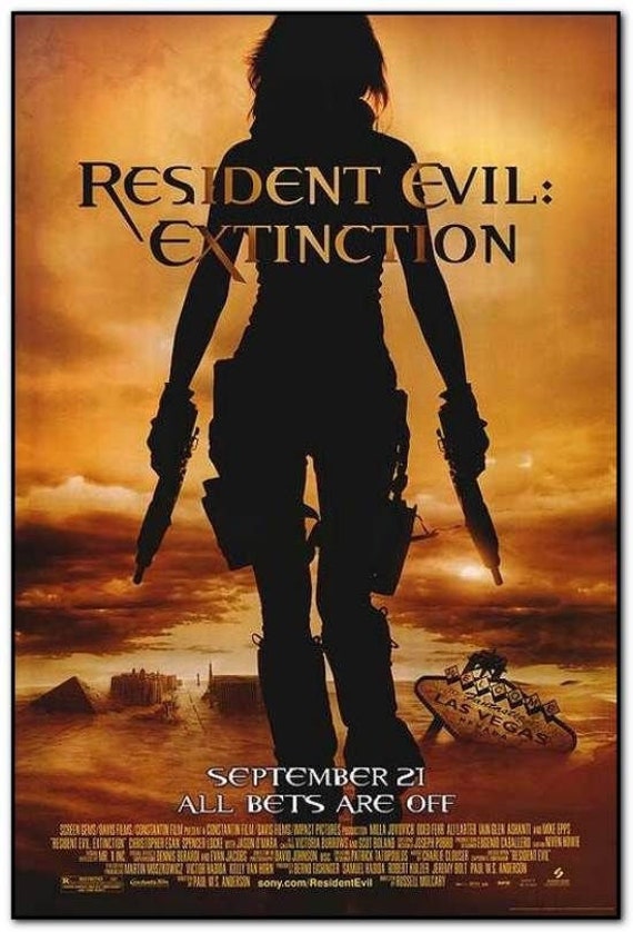 Resident Evil Extinction Movie Poster