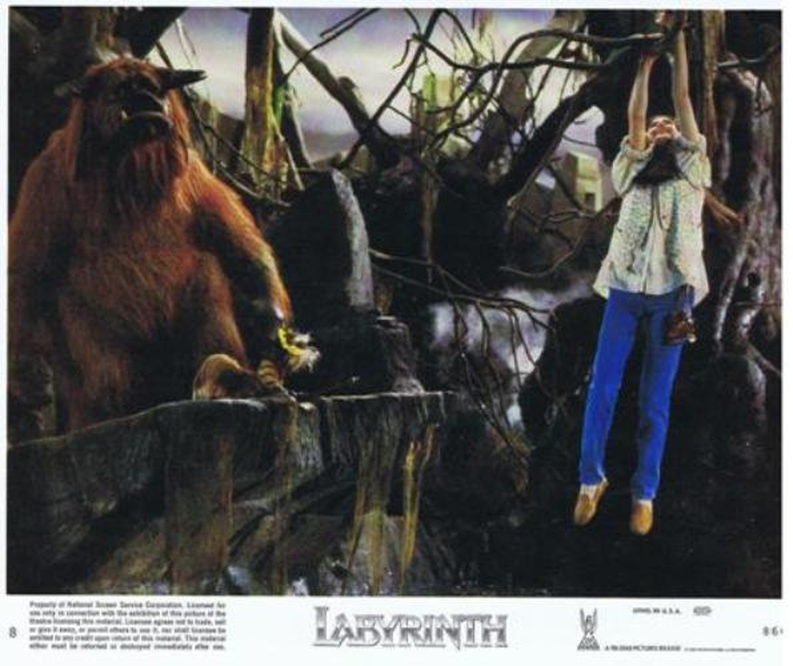 LABYRINTH 1986 US Mini Lobby Card Set of 8 Cards David | Etsy