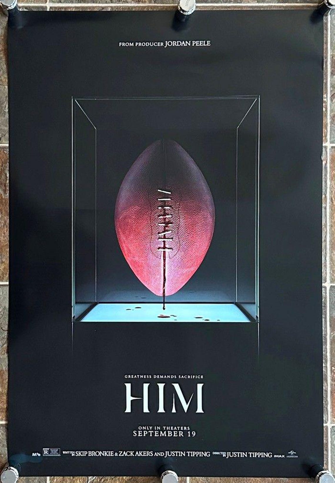 HIM - 2025 - Original 27x40 Advance MOVIE POSTER - Jordan Peele Film ...