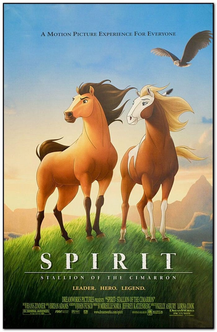 SPIRIT Stallion of the Cimarron 2002 Original 27X40 - Etsy