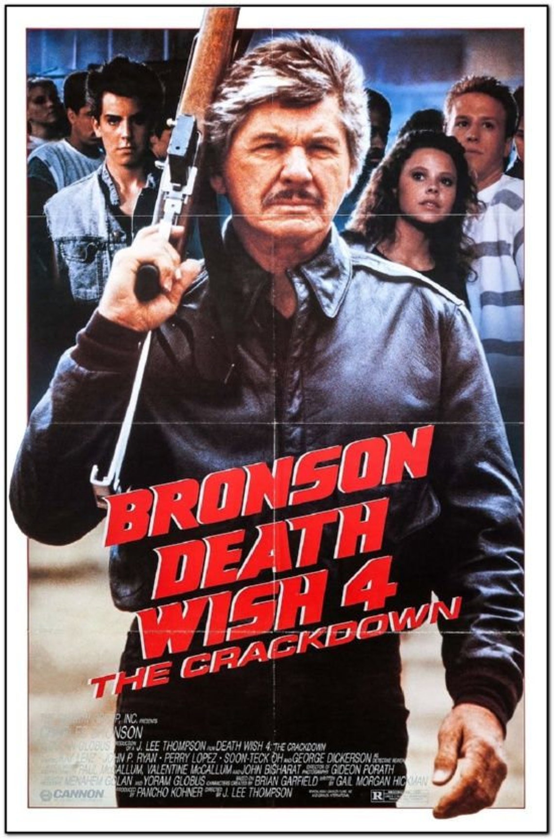 DEATH WISH 4 1987 original 27x41 movie poster Charles | Etsy