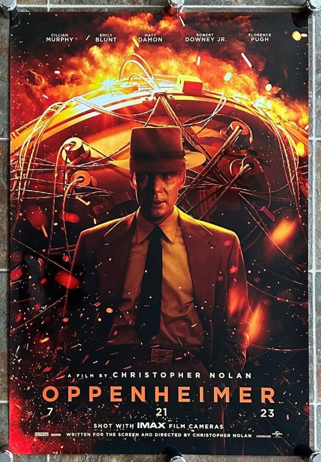 OPPENHEIMER - 2023 - Original 27X40 Movie Poster - Advance Style "c ...