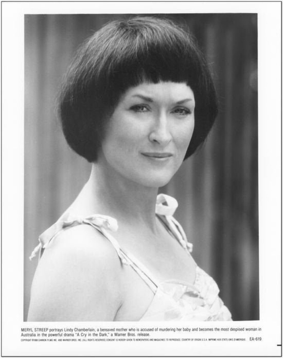 MERYL STREEP - Original 8x10 Glossy Still Photo - 1988 - From "a Cry in ...
