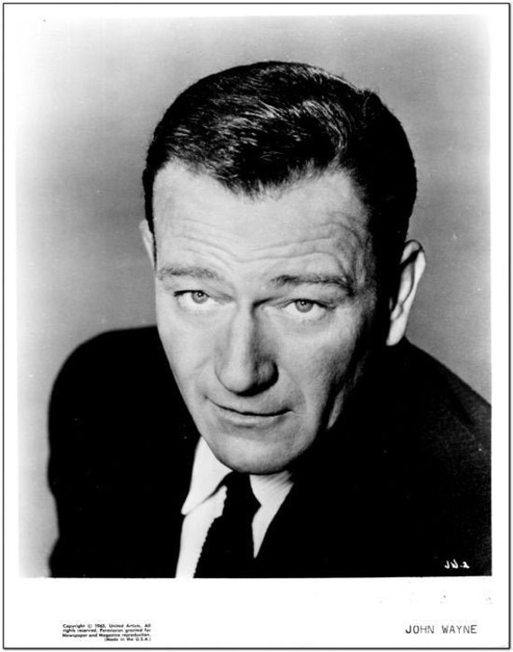 JOHN WAYNE 1963 Original 8x10 Glossy Still PORTRAIT Foto | Etsy