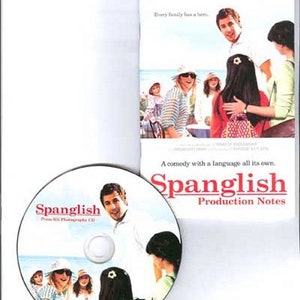 SPANGLISH - 2004 - Original CD Press Kit - Adam Sandler, Tea Leoni, Paz ...