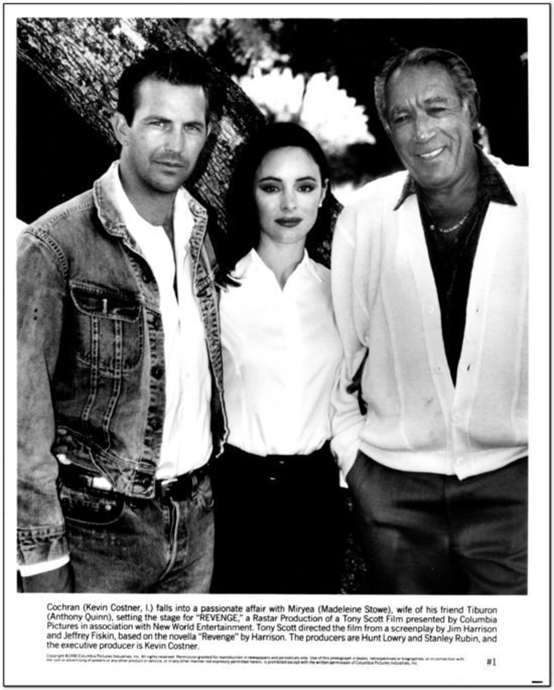 REVENGE 1990 Original Studio Issued Press Kit Handsome | Etsy