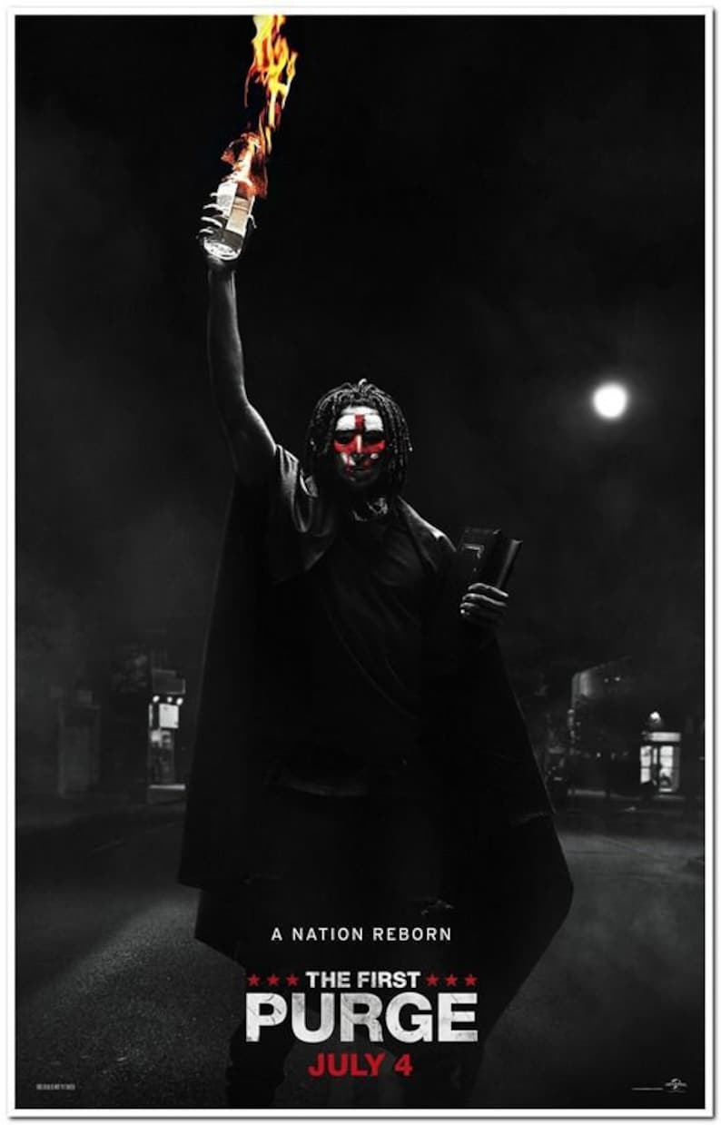 FIRST PURGE 2018 Original D/S 27X40 ADVANCE Movie Poster | Etsy