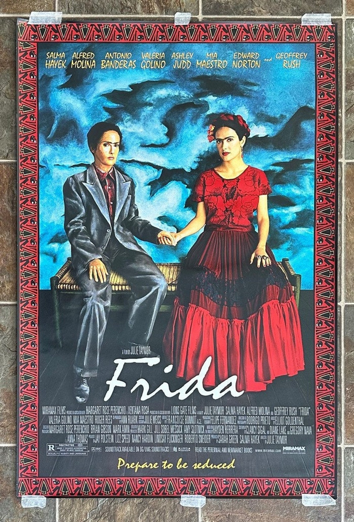 FRIDA 2002 Original 27x40 D/S Movie Poster SALMA HAYEK - Etsy