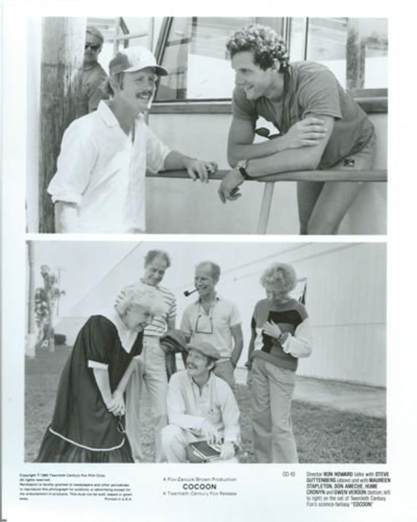 COCOON 1985 11 Original 8x10 Glossy Stills STEVE GUTTENBERG, Tahnee ...