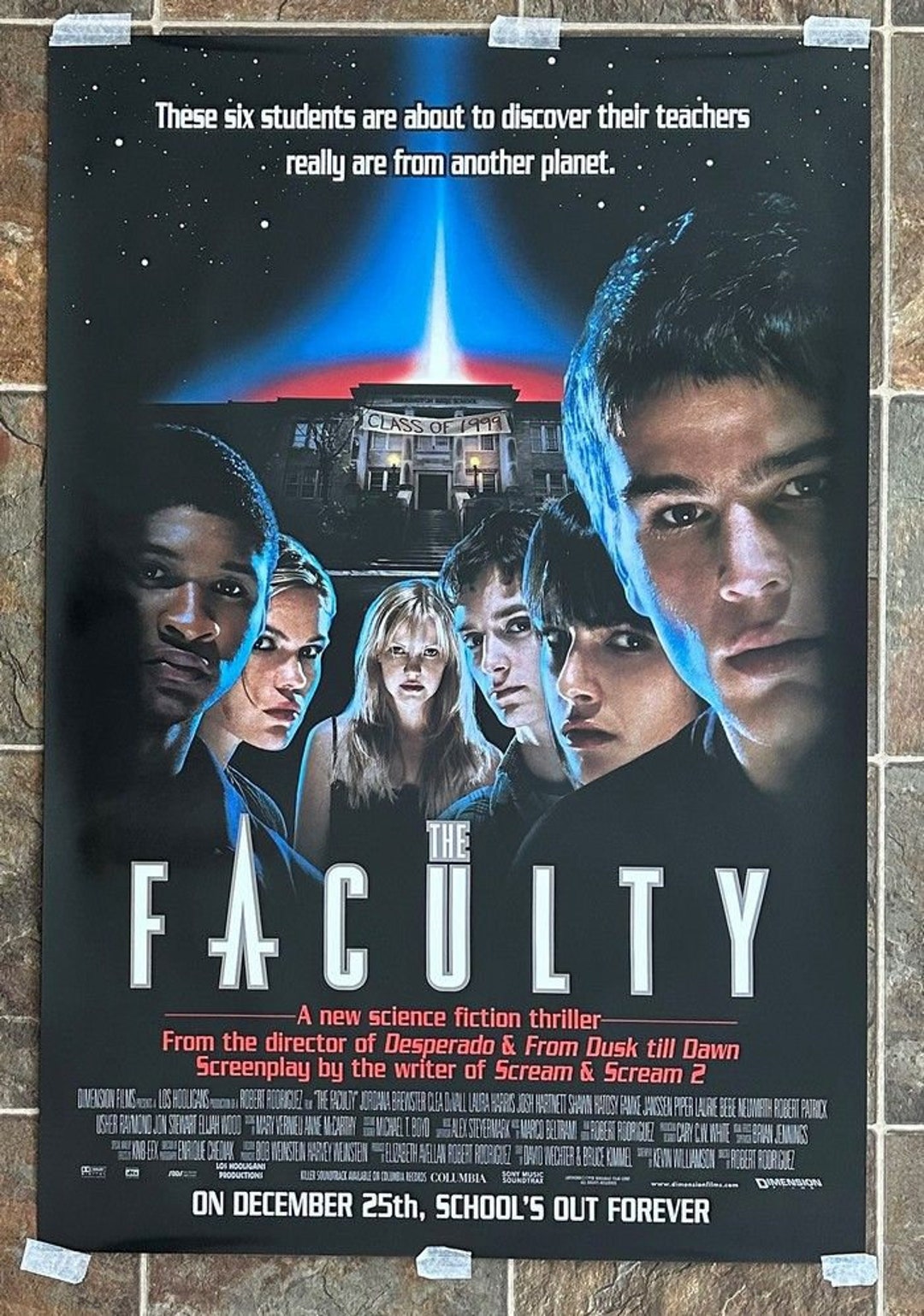 FACULTY 1998 Original 27x40 Movie Poster JOSH HARTNETT, Usher Raymond ...