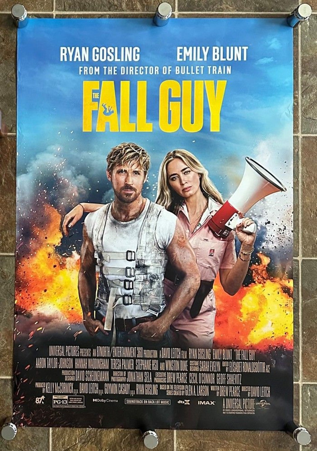 FALL GUY - 2024 - Original 27x40 Final Style Movie Poster - Ryan ...