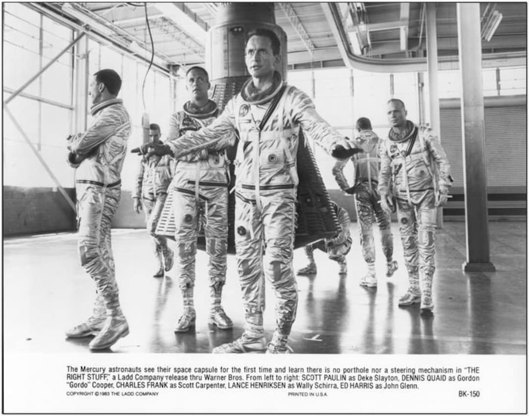 RIGHT STUFF - 1983 - NASA - 6 Original Glossy Photos - Ed Harris, Scott ...