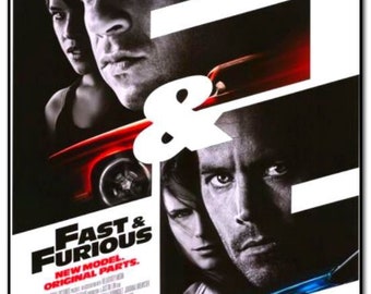 Fast and Furious Poster - Etsy