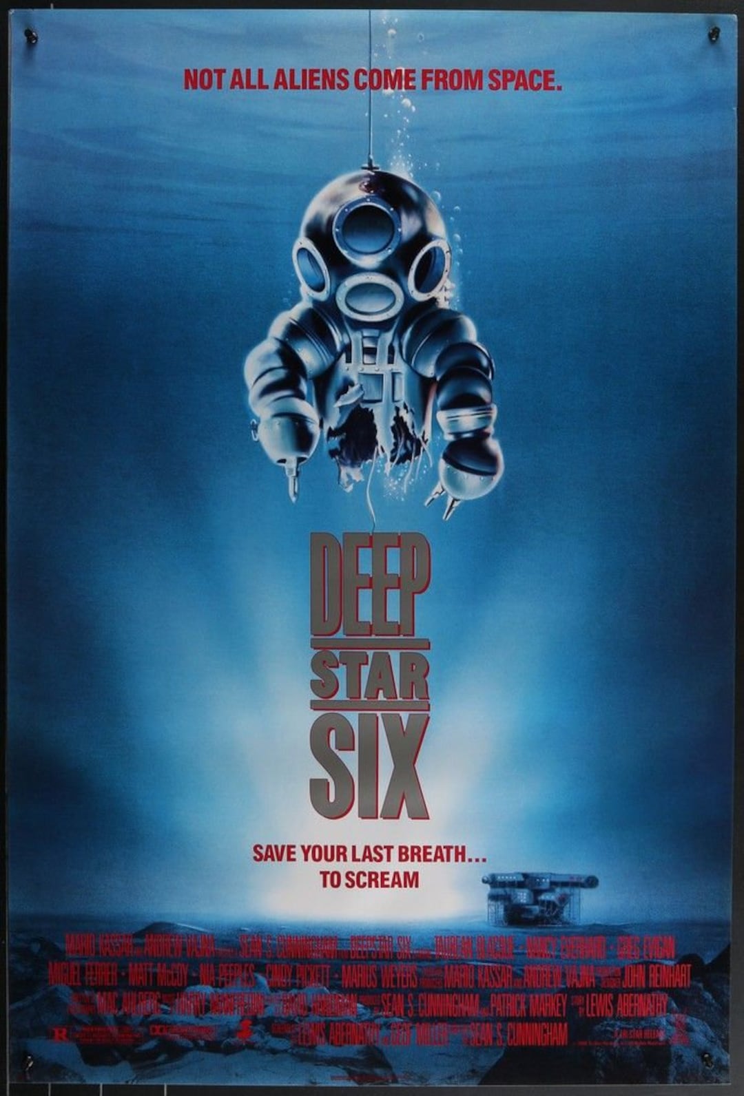 DEEP STAR SIX - 1989 Original Rolled 27x40 Movie Poster- Greg Evigan ...