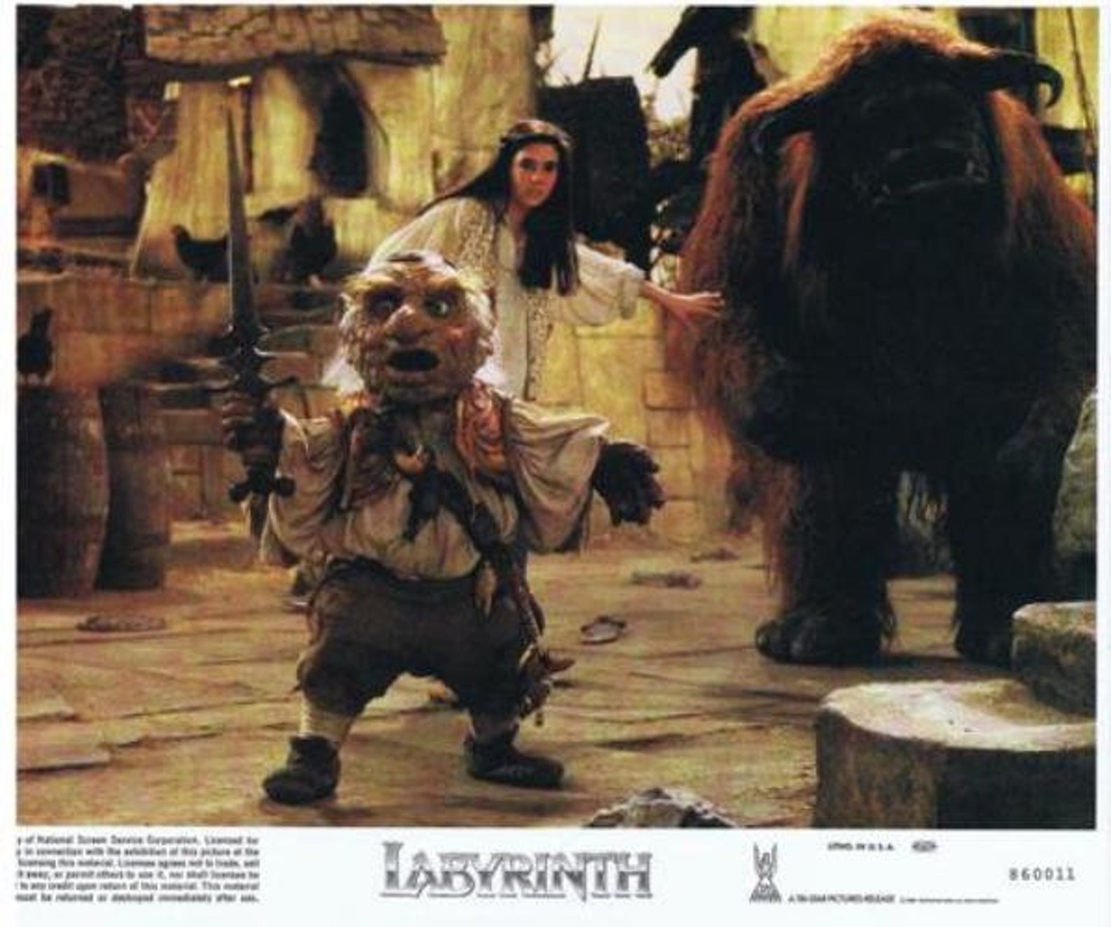 LABYRINTH 1986 US Mini Lobby Card Set of 8 Cards David | Etsy